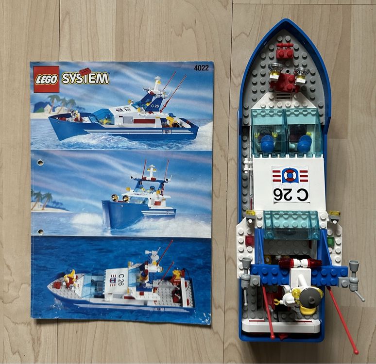 Lego System 4022 Seecutter C26 Schnellboot Boot (Gebraucht) in ...