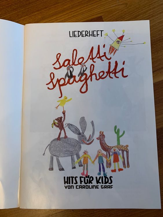 Songbook / Liederheft Saletti Spaghetti von Caroline Graf (Gebraucht ...