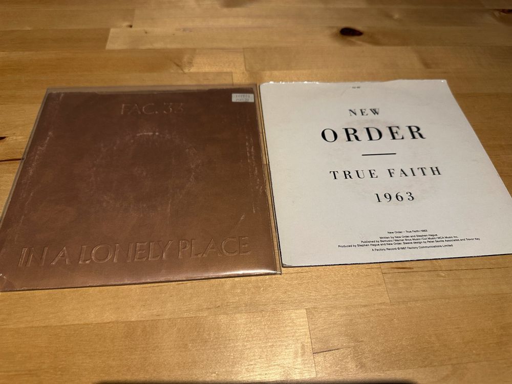 NEW ORDER tolle Singles New Wave Synth Pop 80's Kult Top Hit (Gebraucht ...