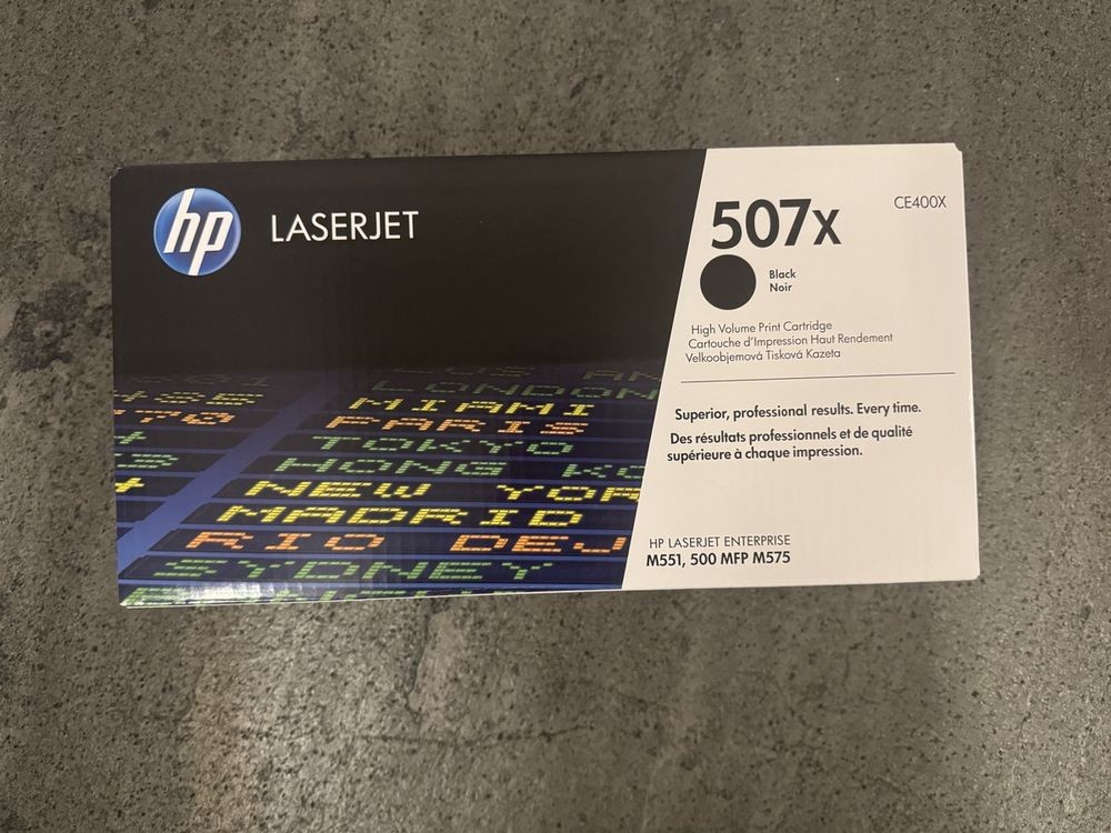 HP 507X CE400X schwarz (Neu und originalverpackt) in Ostermundigen für ...