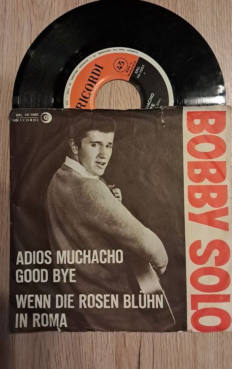 Bobby Solo Schallplatte 45 "Adios Muchacho" (Gebraucht) in Steg im Tösstal für CHF 5 – mit ...