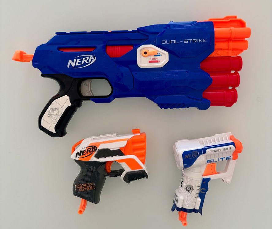 "Nerf Guns"- Set für Kinder (Gebraucht) in Abtwil SG für CHF 10 – mit ...