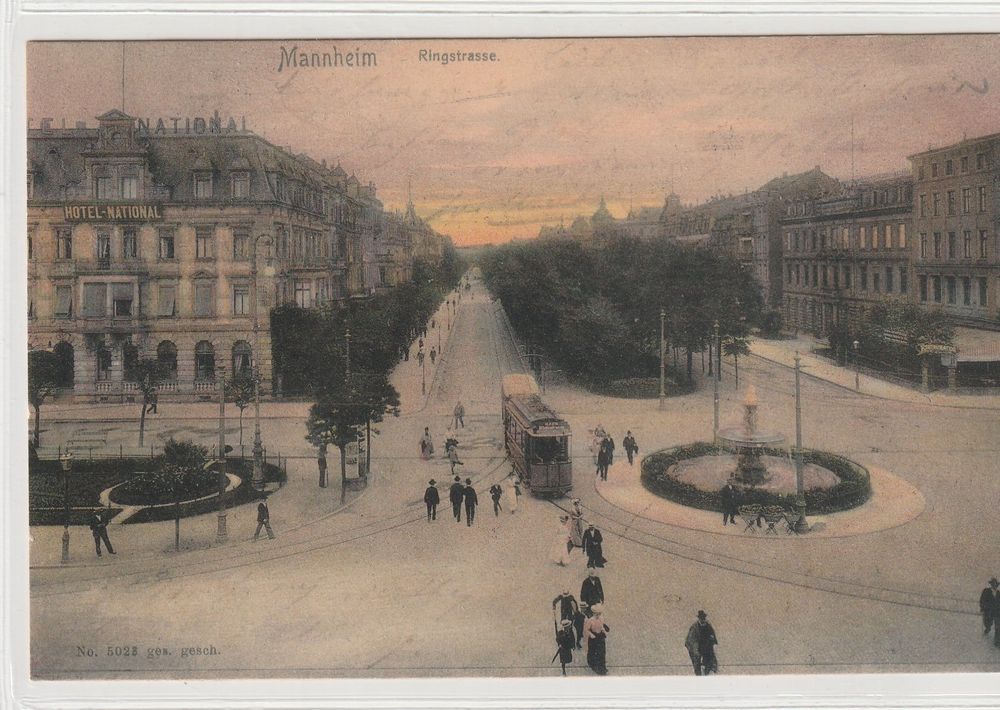 Carte Allemagne Mannheim 1905 | Kaufen auf Ricardo