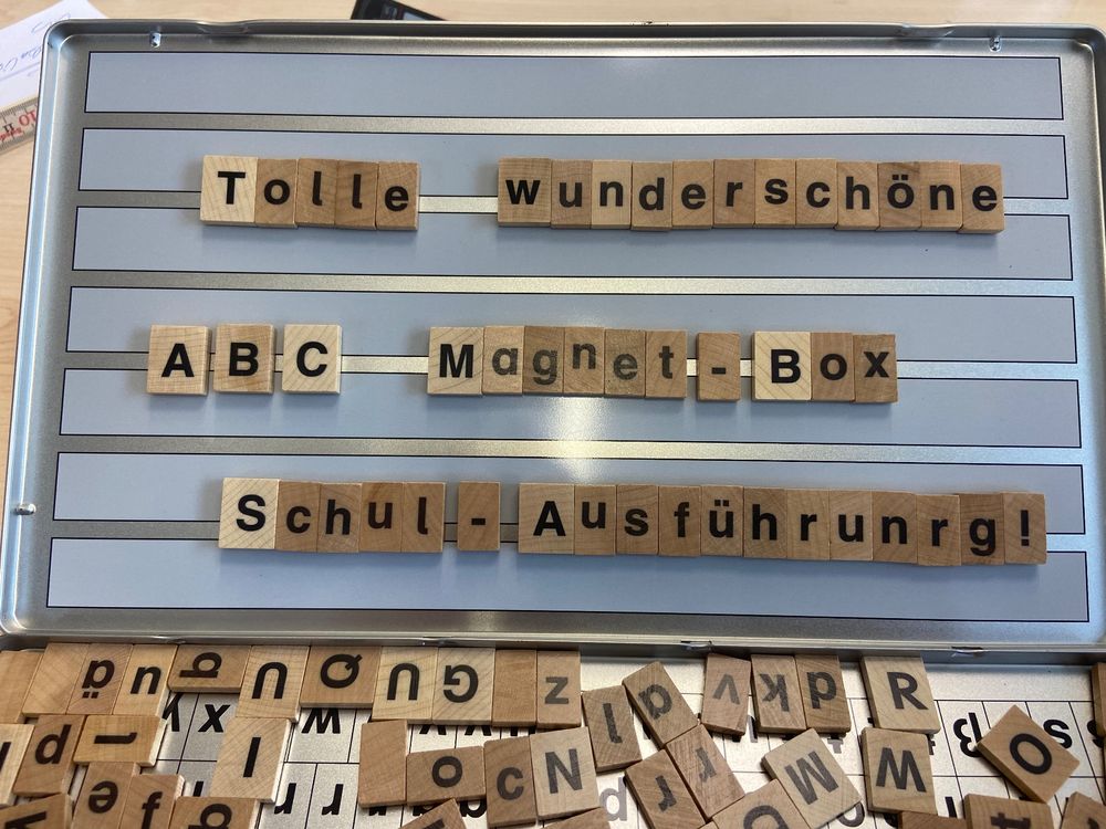 ABC Magnet-Box Schulausführung Lernspiel (Gebraucht) in für CHF 16 ...