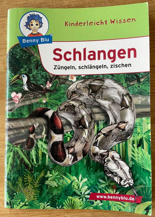 Heft / Buch Schlangen - Benny Blu - Kinderleicht wissen (Gebraucht) in Winterthur für CHF 1 ...