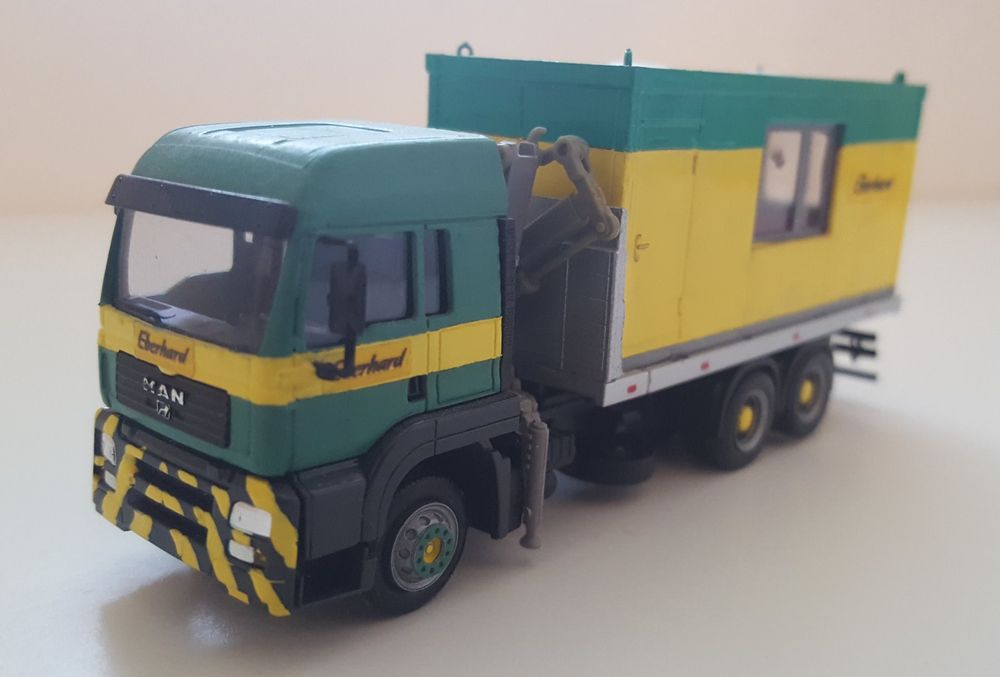 Herpa HO MAN LKW Eberhard mit Baucontainer (Gebraucht) in Wädenswil für ...