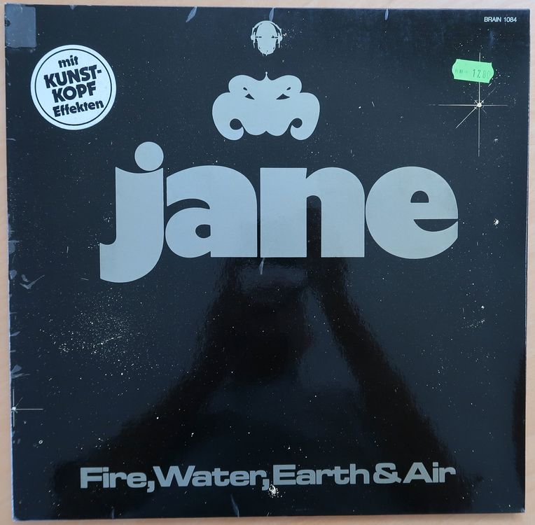 JANE - FIRE, WATER, EARTH & AIR (LP auf Green Brain) | Kaufen auf Ricardo