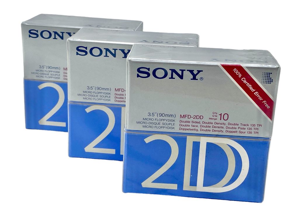 Sony Micro Diskette 3,5" 9mm MFD 2DD Double Density 1MB (Gebraucht) in Morges für CHF 50 – mit ...