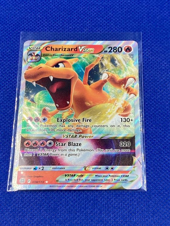 Pokemon Brilliant Stars Charizard V Star 018 / 172 (Neu (gemäss ...