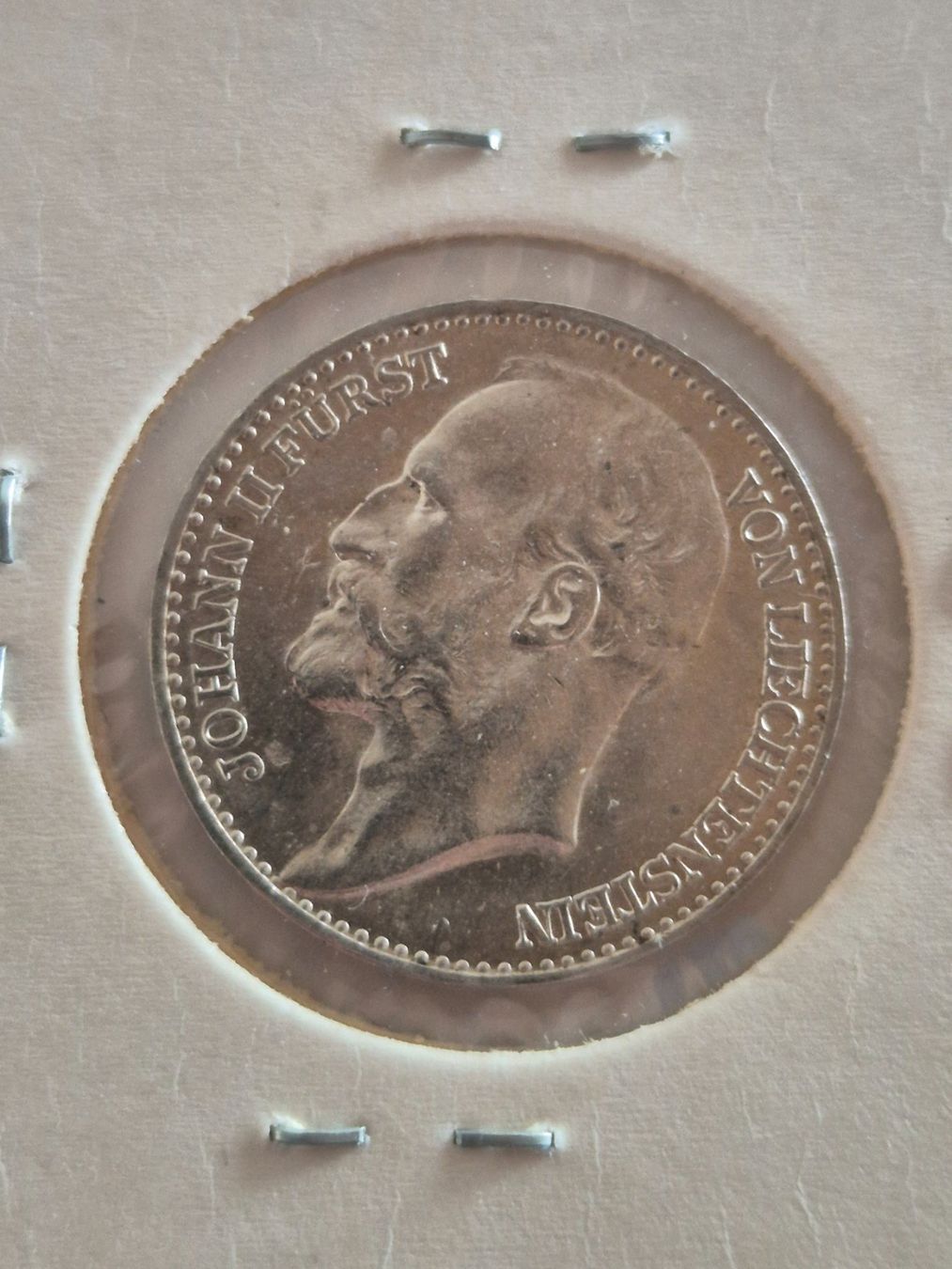 Fürstentum Liechtenstein - 1 Krone 1915 (Neu (gemäss Beschreibung)) in ...