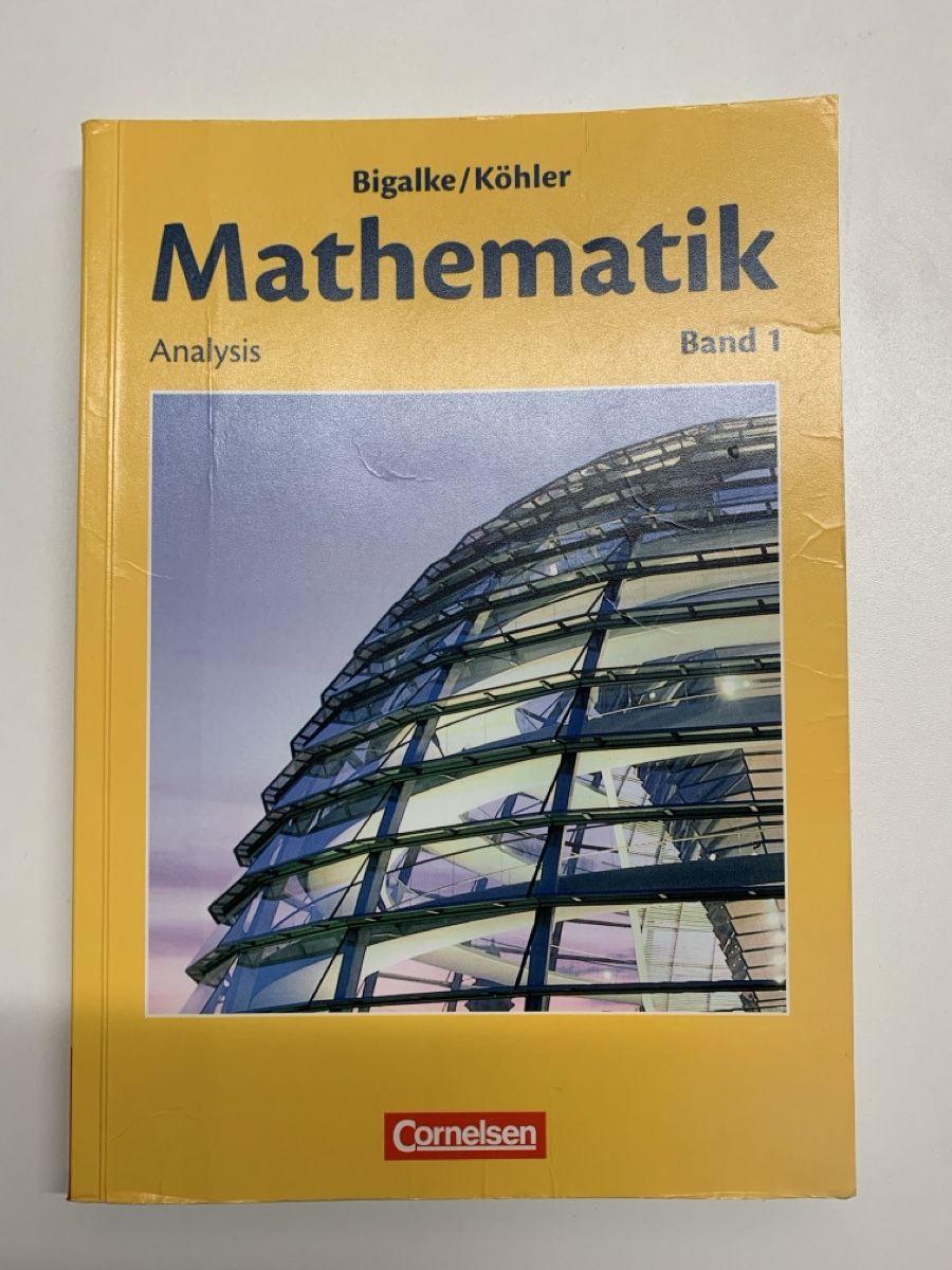 Mathe Buch: Analysis Band 1 von Bigalke/Köhler, Top Zustand! (Gebraucht ...