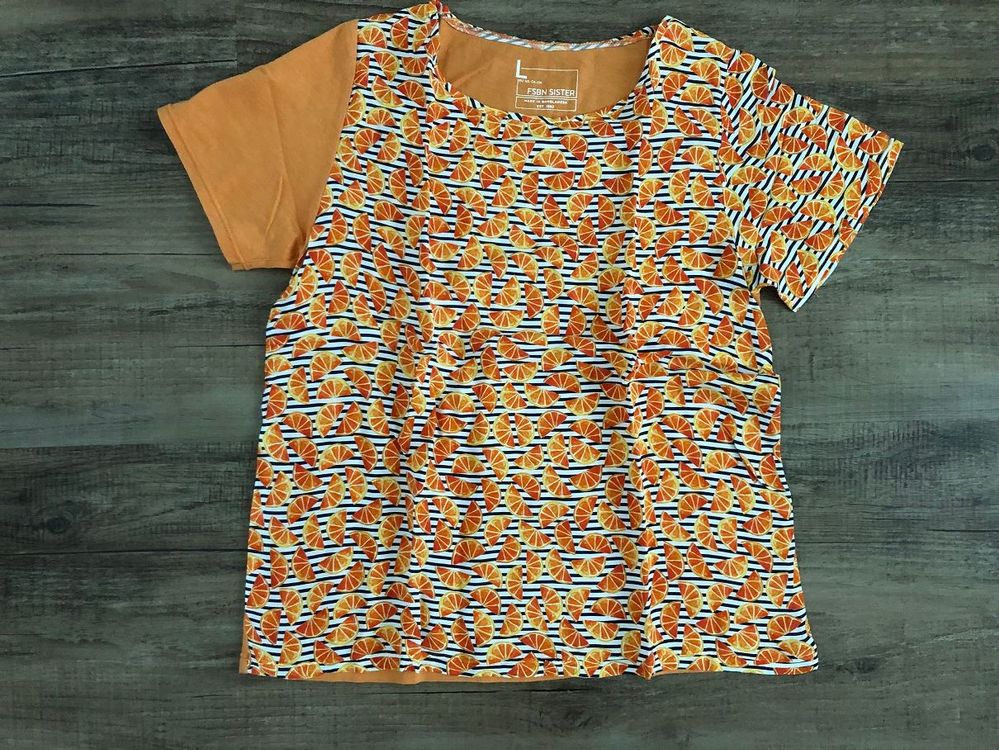 FSBN Shirt orange mit "Orangenschnitzen" | Kaufen auf Ricardo