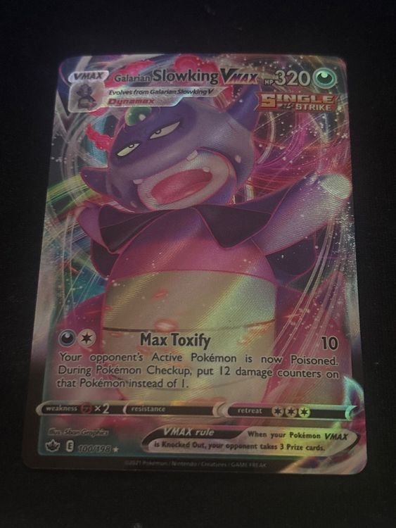 Galarian Slowking VMAX - Single Strike - Top Zustand! (Neu (gemäss ...