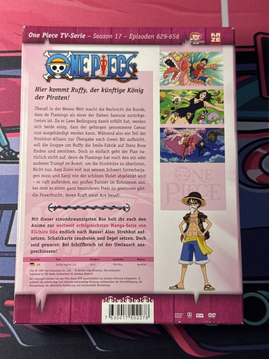 One Piece Box 21 - Season 17 - Episoden 629-656 - DVDs! (Neu (Neu ...