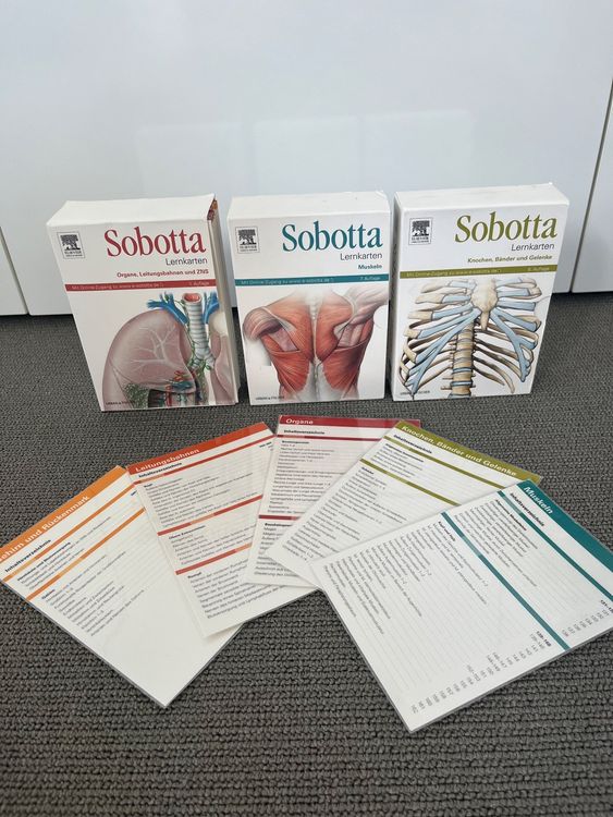 Sobotta Lernkarten (Gebraucht) in Romanshorn für CHF 20 – mit Lieferung ...