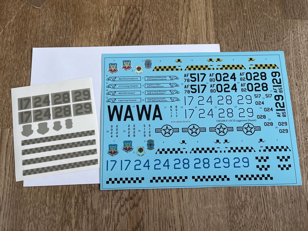 F-15 C/D Eagle Aggressor Desert Decal | Kaufen auf Ricardo