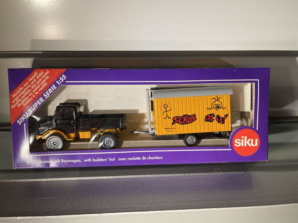 Siku Super Serie 1:55 Unimog Bauwagen 2533 (Neu und originalverpackt ...