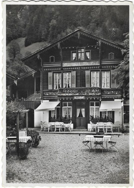 ISELTWALD: Gasthof du Lac, Foto-AK ~1935 (Gebraucht) in Engelburg für CHF 32 – mit Lieferung auf ...