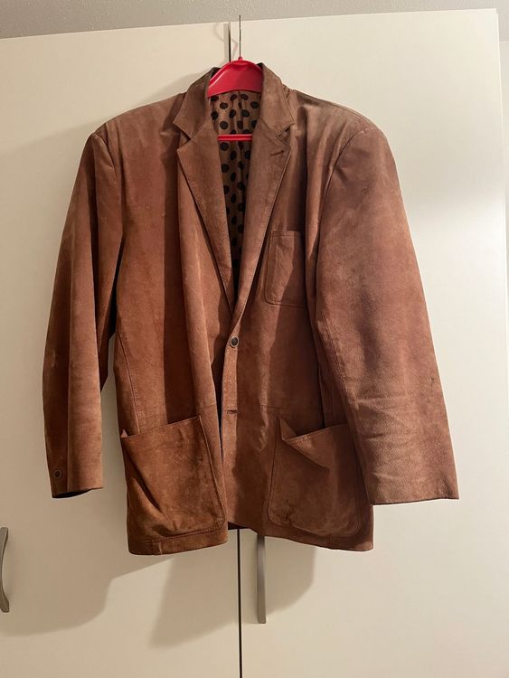 Herren Echt-Wildlederjacke Grösse 50 - Neupreis CHF 780.- (Gebraucht ...