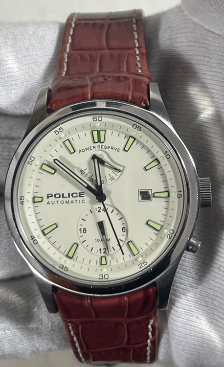 Police Automatic Power Reserve Watch (Gebraucht) in Root für CHF 65 ...
