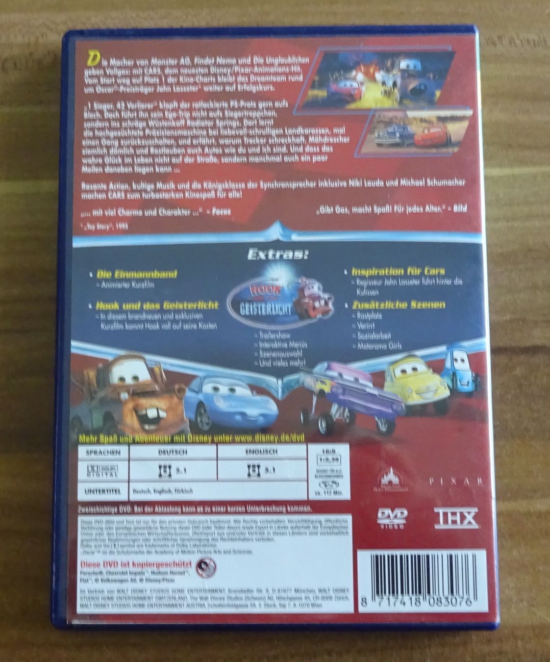 Cars Disney Pixar (Gebraucht) in Wagenhausen für CHF 6.9 – mit ...