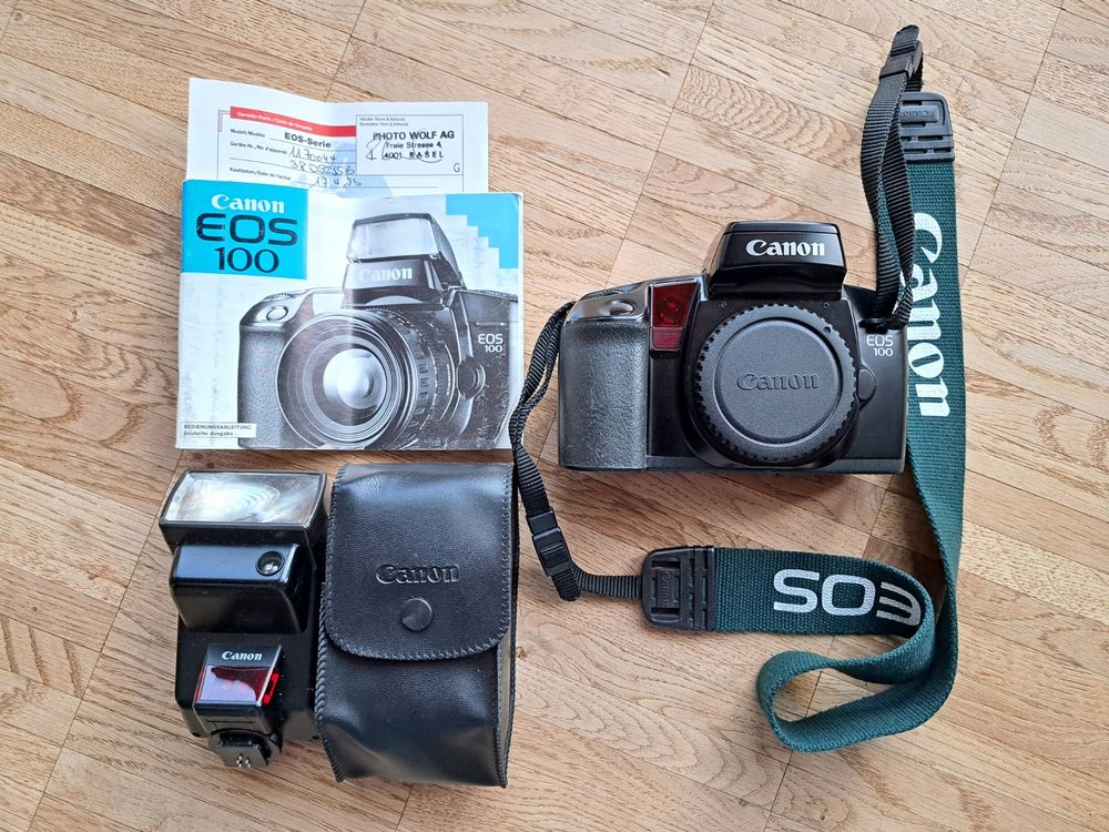Analog Canon EOS 100 - Blitz Speedlite 300EZ (Gebraucht) in Zwingen für ...