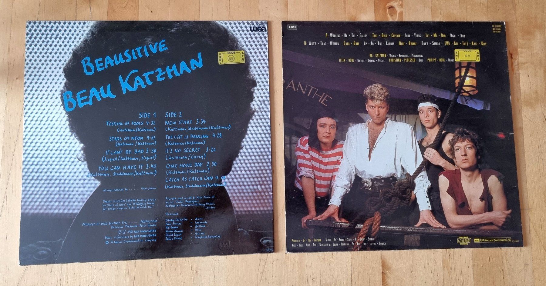 2 LPs: Beau Katzman / Bo Katzman Gang (CH 80er). (Gebraucht) in Luzern ...