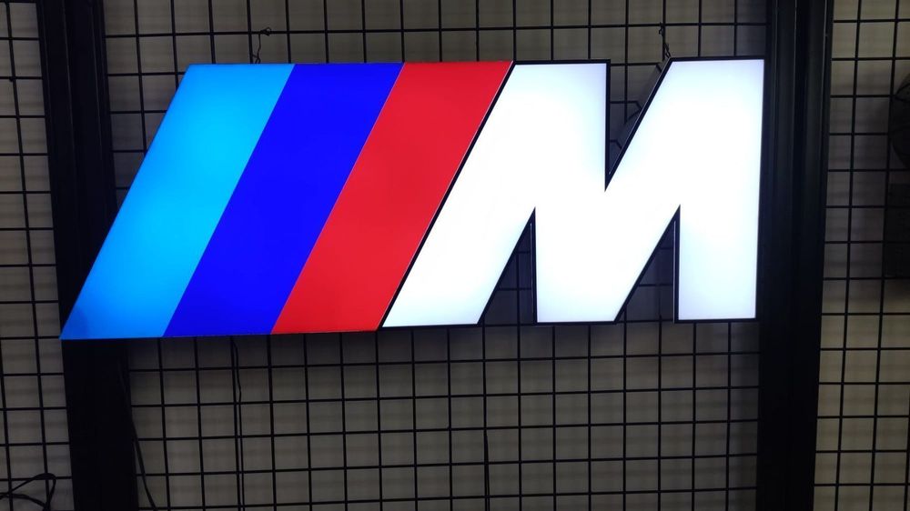 Bmw Mpower Led Leuchtschild Wandleuchte Garage Dekoration (Neu und ...