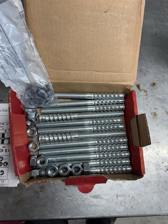 HILTI Hit-Z Anker M12x155 + Seismic Set M12 (Neu (gemäss Beschreibung ...