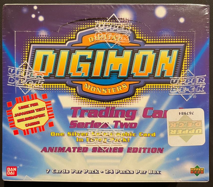 Digimon Display Animated Series 2 Bandai Upper Deck 2000/OVP (Neu und ...