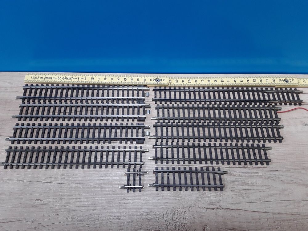 Märklin K Gleis _ _ 10 x Gerade Gleise _ _ Spur H0 | Kaufen auf Ricardo