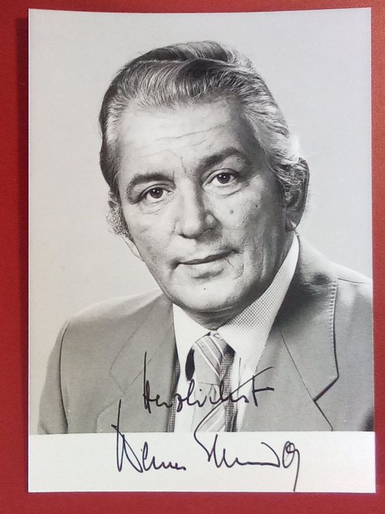 Werner Schneider 1920-1995 Autogramm Fotopostkarte 10x15cm | Kaufen auf Ricardo