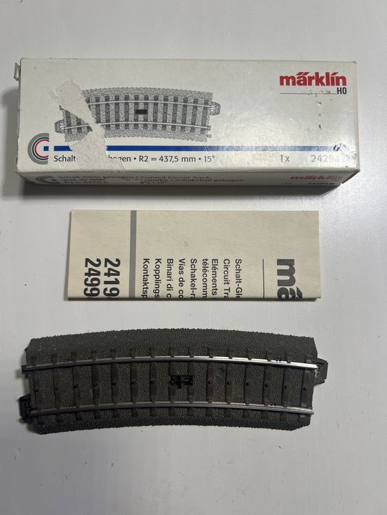 Märklin 24294 Schaltgleis C-Gleis OVP (Gebraucht) in Gammen für CHF 1 ...