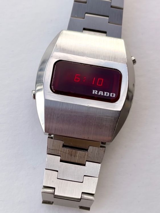 RADO 1970s LED vintage Uhr digital design time computer | Kaufen auf ...