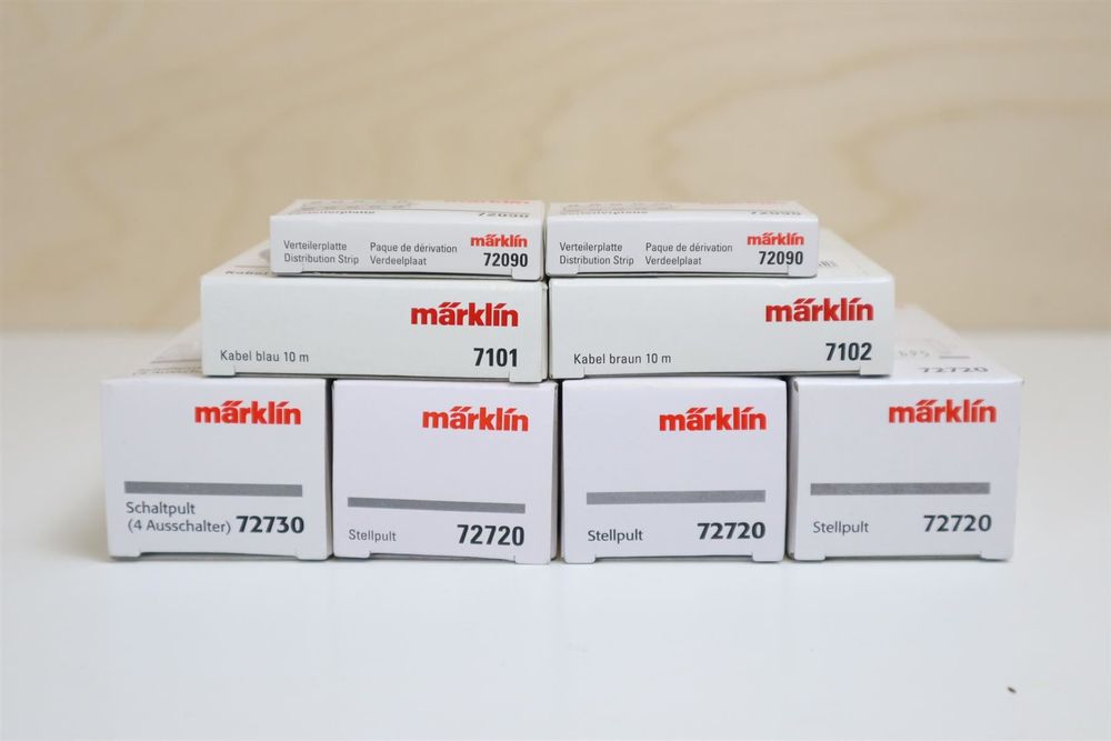 Märklin 8 x Stellpult & mehr 72720/72730 (Neu (gemäss Beschreibung)) in ...