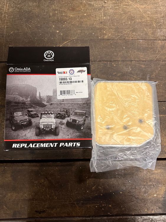 Jeep CJ Omix-Ada 19003.13 Automatic Transmission Filter Kit (Neu und ...