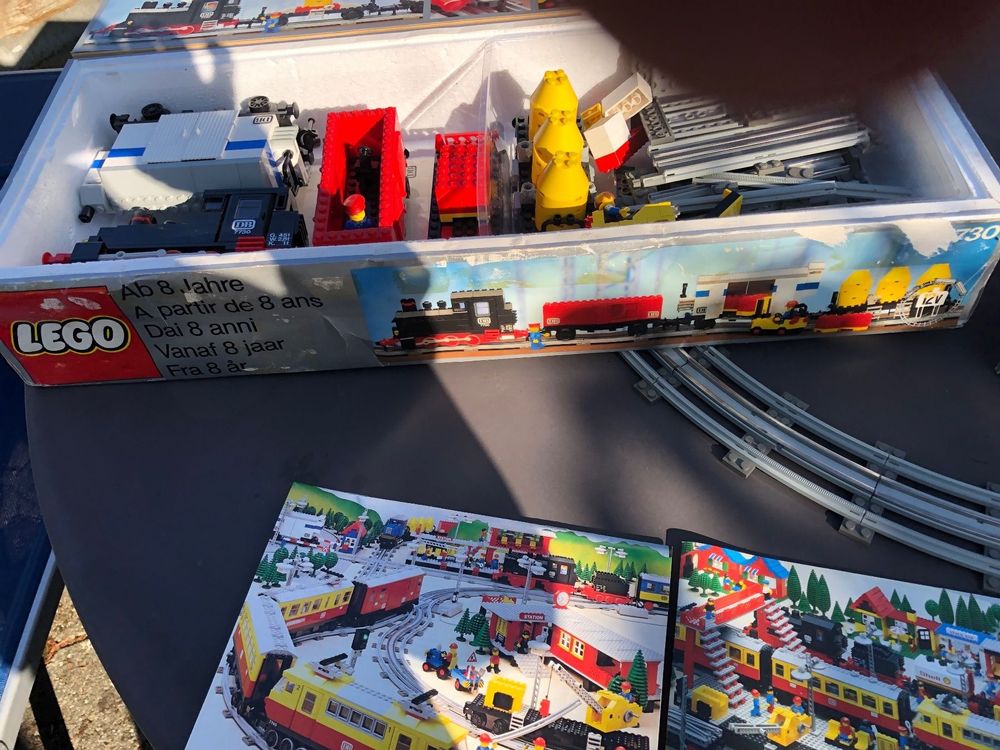 Lego Eisenbahn aus den 80er Jahren mit Schachtel | Kaufen auf Ricardo