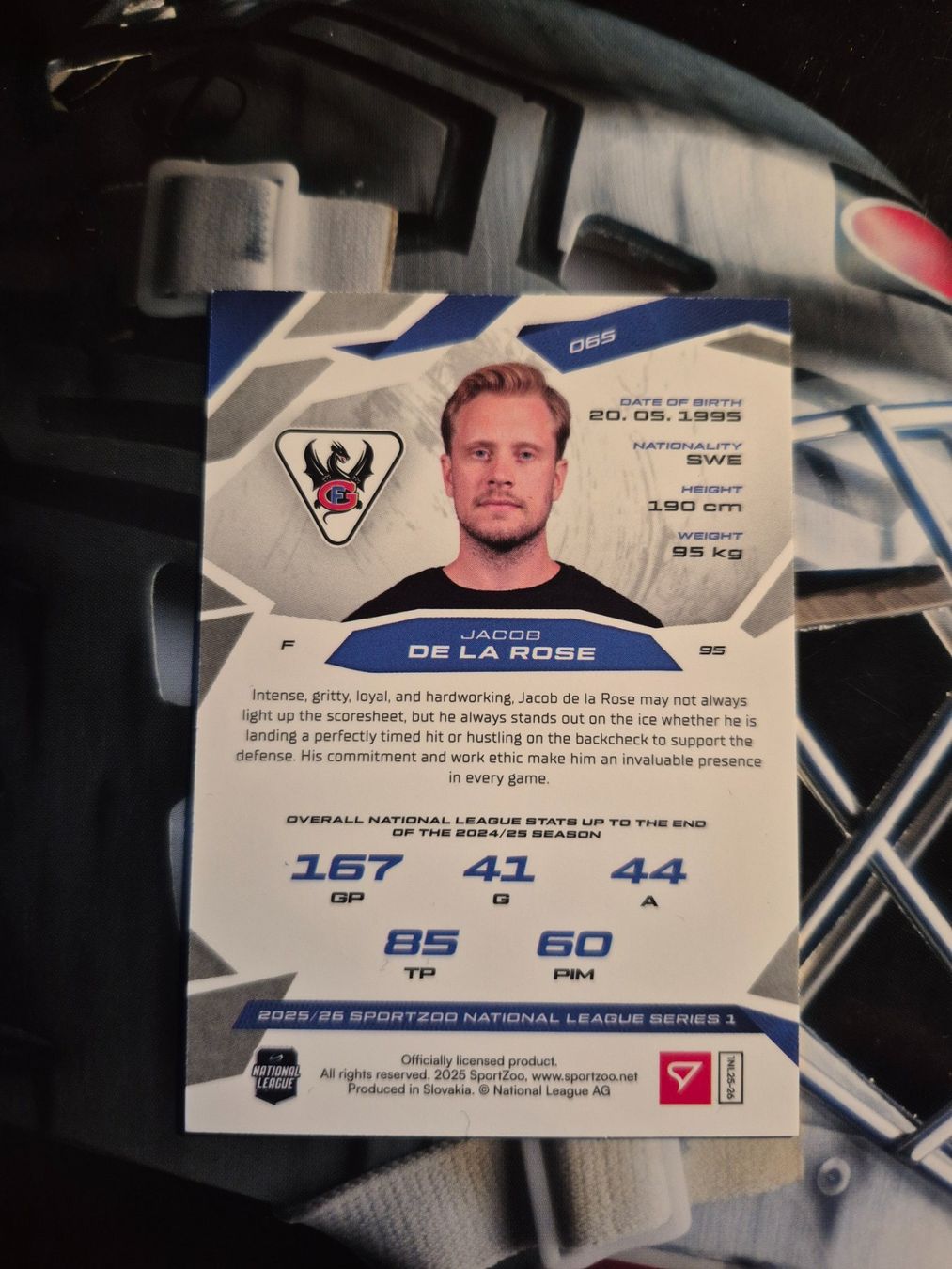 Jacob De la Rose HC Fribourg Gotteron 2025/26 Sportzoo (Gebraucht) in ...