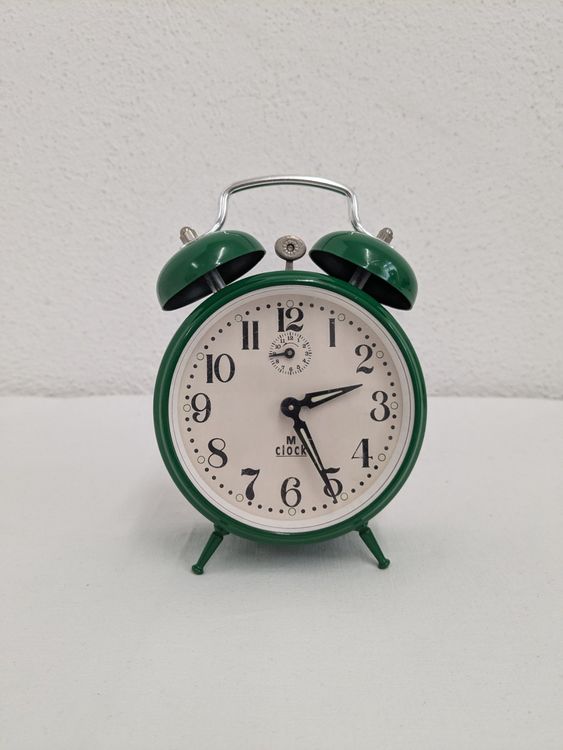 MClock Retro Wecker grün Vintage 70er Jahre Uhr | Kaufen auf Ricardo