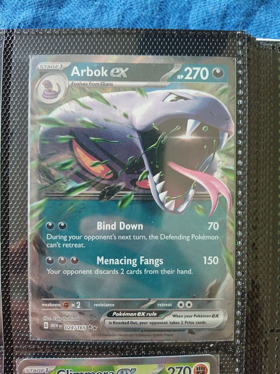 Arbok ex - Mew Pokemon 151 | Kaufen auf Ricardo