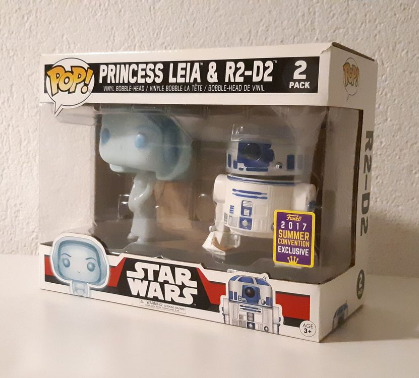 Funko Pop - 2-Pack Princess Leia & R2-D2 (Neu und originalverpackt) in ...