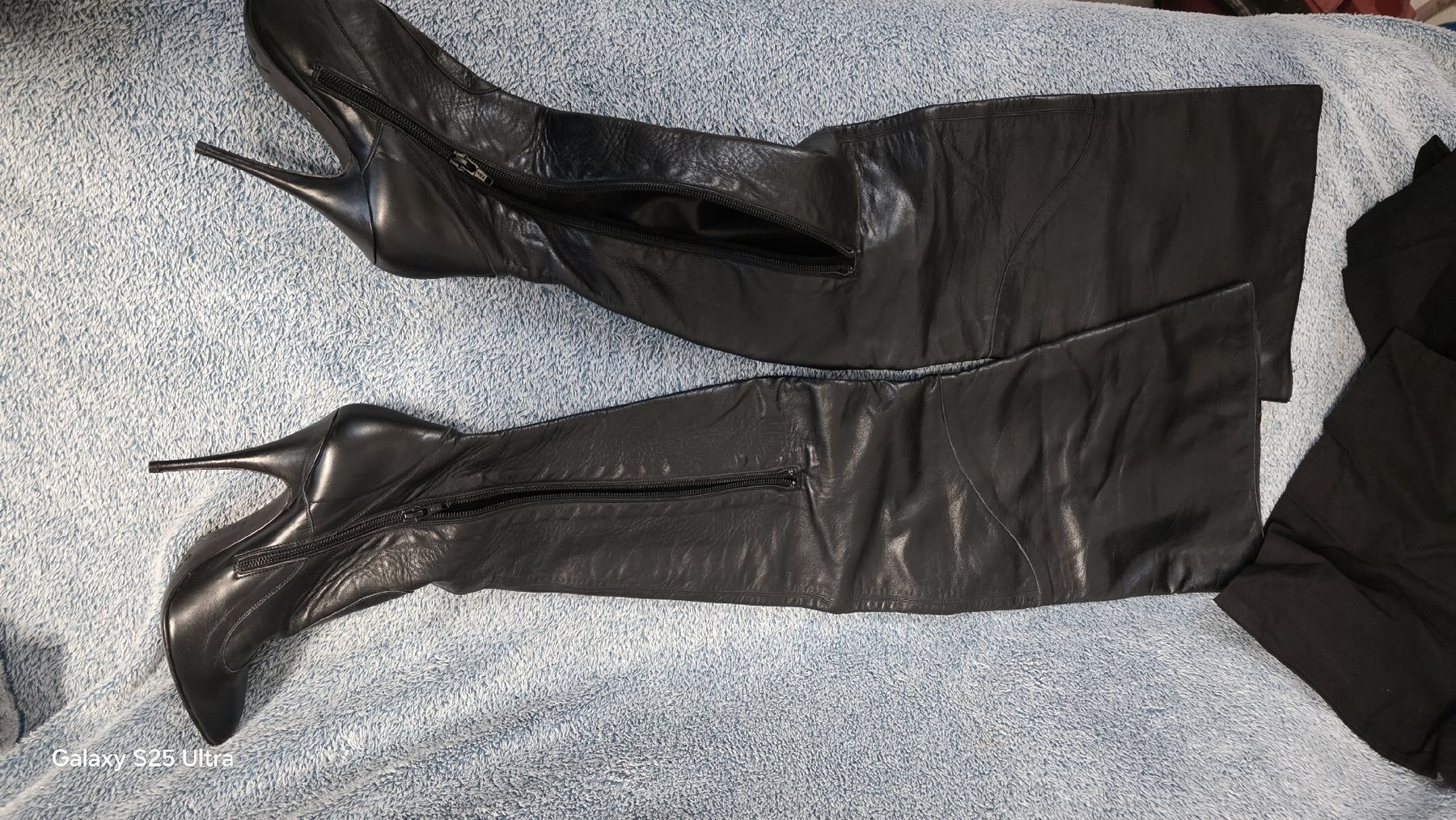 Sehr Sexy Overknee Lederstiefel Gr. 37 – Oh la la – (Neu (gemäss ...