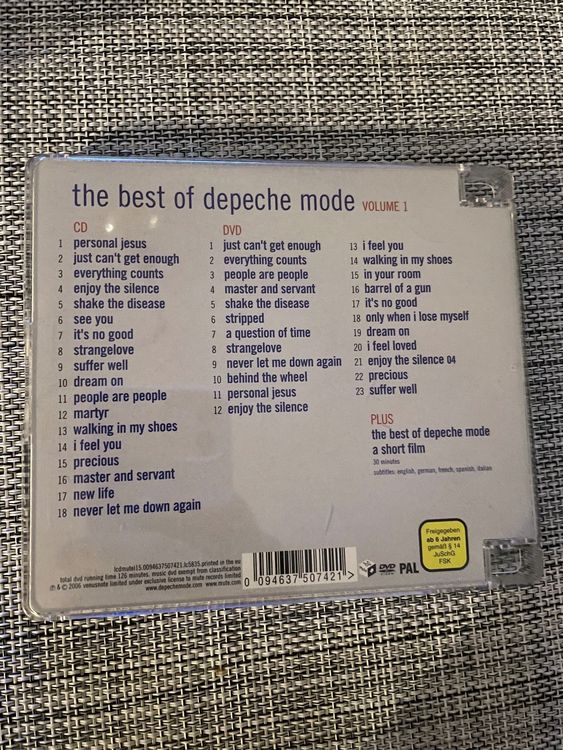 Depeche Mode – The Best Of Depeche Mode Volume 1 (CD+DVD) | Kaufen auf Ricardo