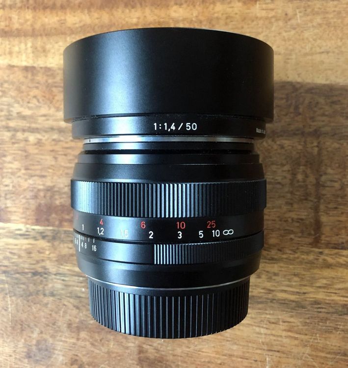 Carl Zeiss Planar 50mm f/1.4 ZE für Canon EF (Gebraucht) in Zug für CHF ...