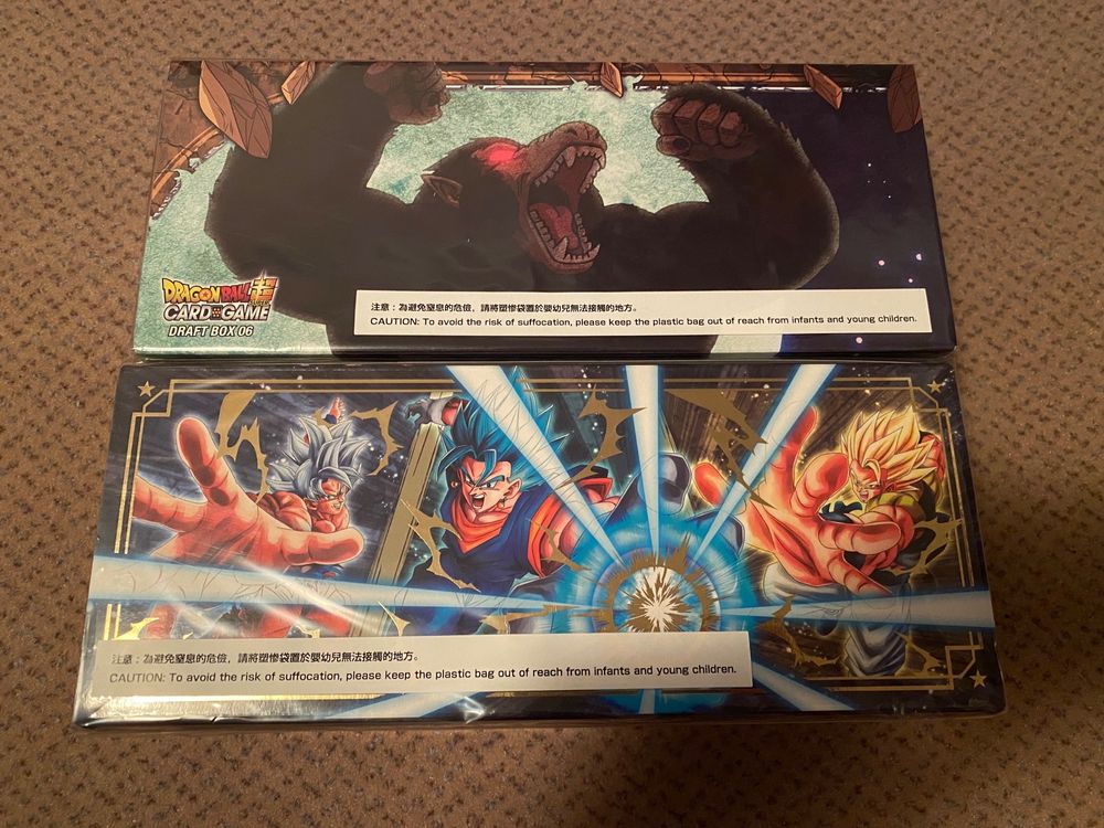 Dragonball Super Draft Box 06 + 5th Anniversary Set (Neu und ...