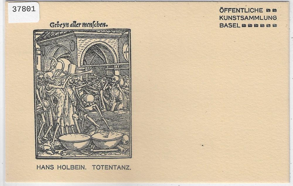 Basel - Hans Holbein - Totentanz - Gebeyn aller menschen (Gebraucht) in ...
