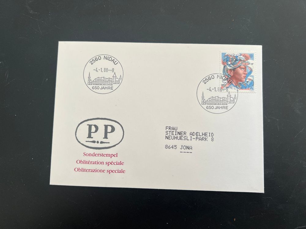 Nidau Erstagbrief-Werbe-Stempel (M971) (Gebraucht) in Hinwil für CHF 1 ...