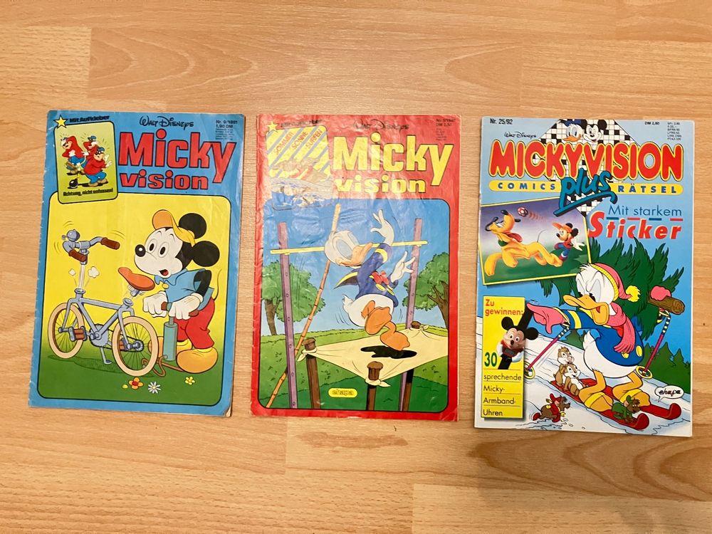 Verschiedene Mickey Vision Ausgaben (Gebraucht) in Neuenegg für CHF 1 ...