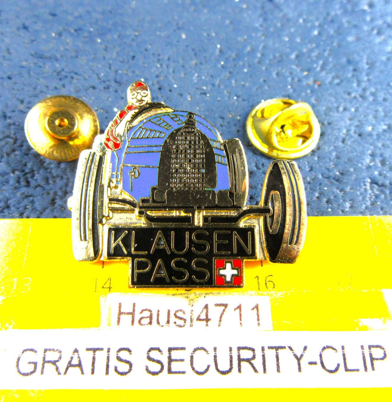 BUGATTI RACING OLDTIMER AUTO PN KLAUSEN-PASS SECURITY-CLIP (Gebraucht ...
