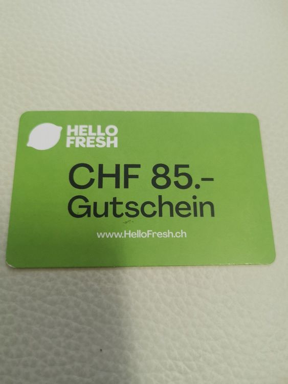 Hello Fresh 85.- Gutschein (Neu (gemäss Beschreibung)) in Küssnacht am Rigi für CHF 5 – mit ...